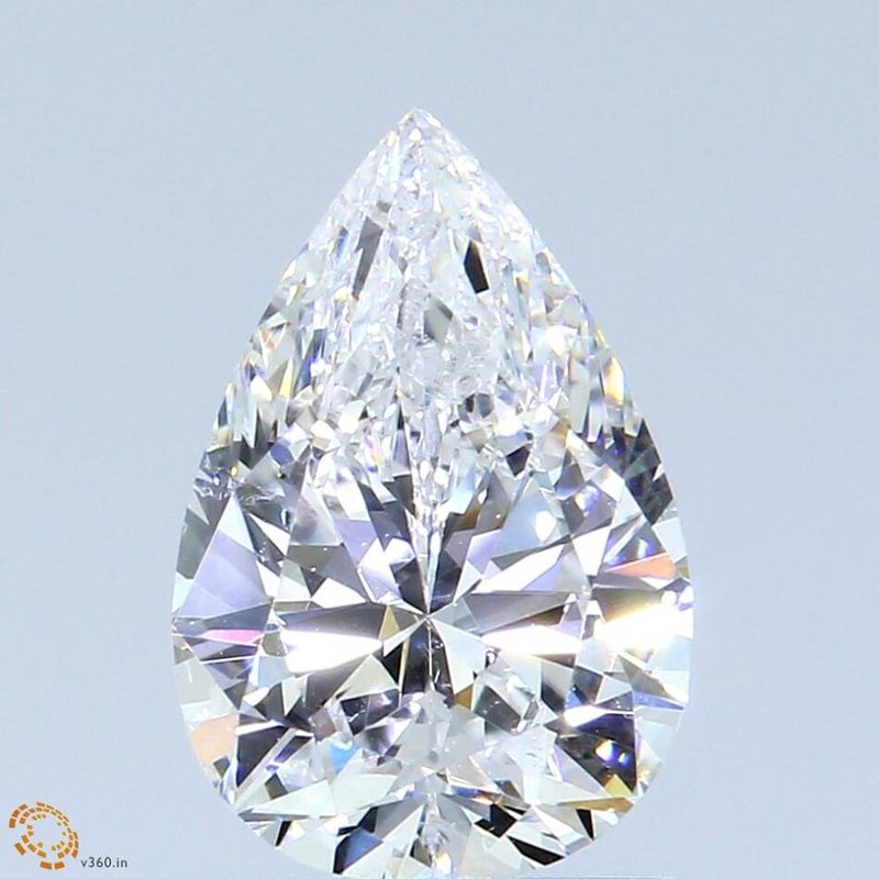 London Gold Jewelry 1.02 G SI1 Pear Shape Diamond GPS-10097 - London Gold