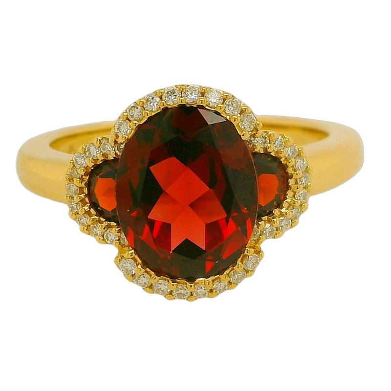 Bullock's Collection Garnet Fashion Ring 200-02850 - Bullock's Jewelry