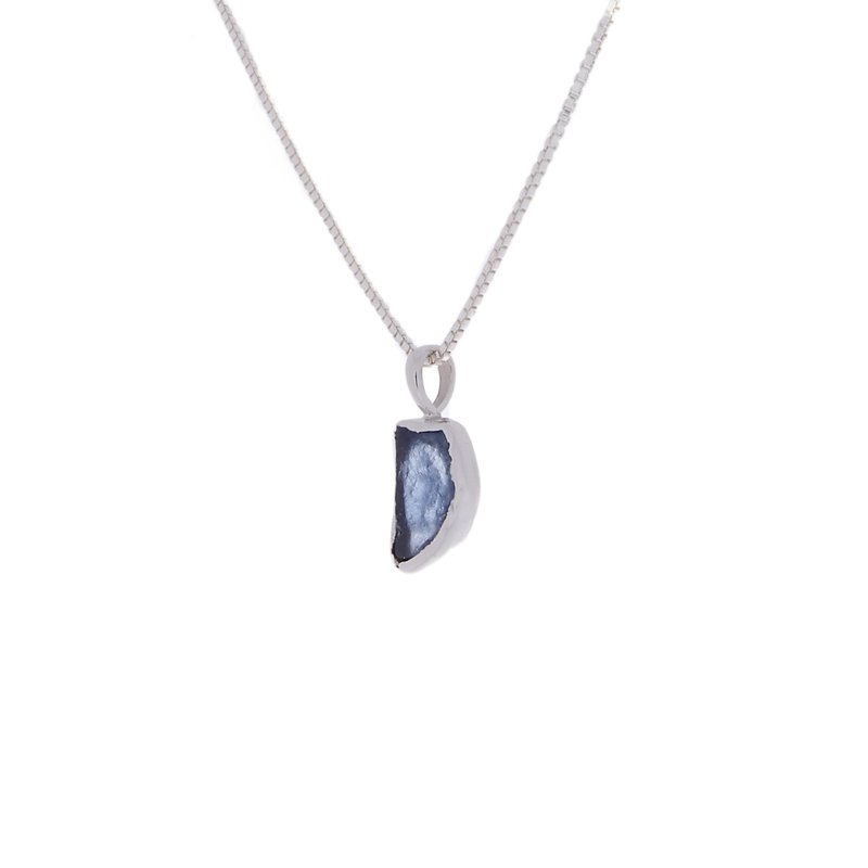 Yogo Sapphire Crystal Pendant - 14kw YSPc136 - Montana Gem
