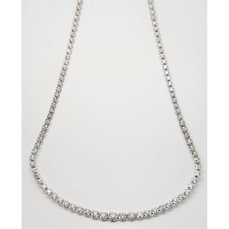 Windy City Signature 18 WG diamond Riviera Necklace W122292 - Windy ...