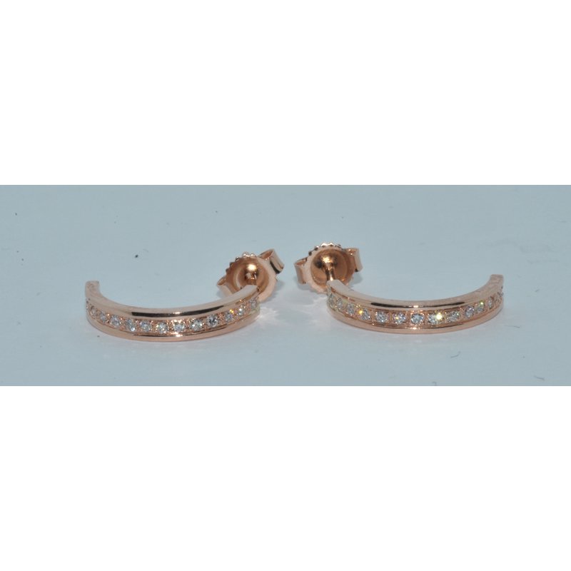 Windy City Signature 14K RG Diamond Earring W110687 - Windy City Diamonds